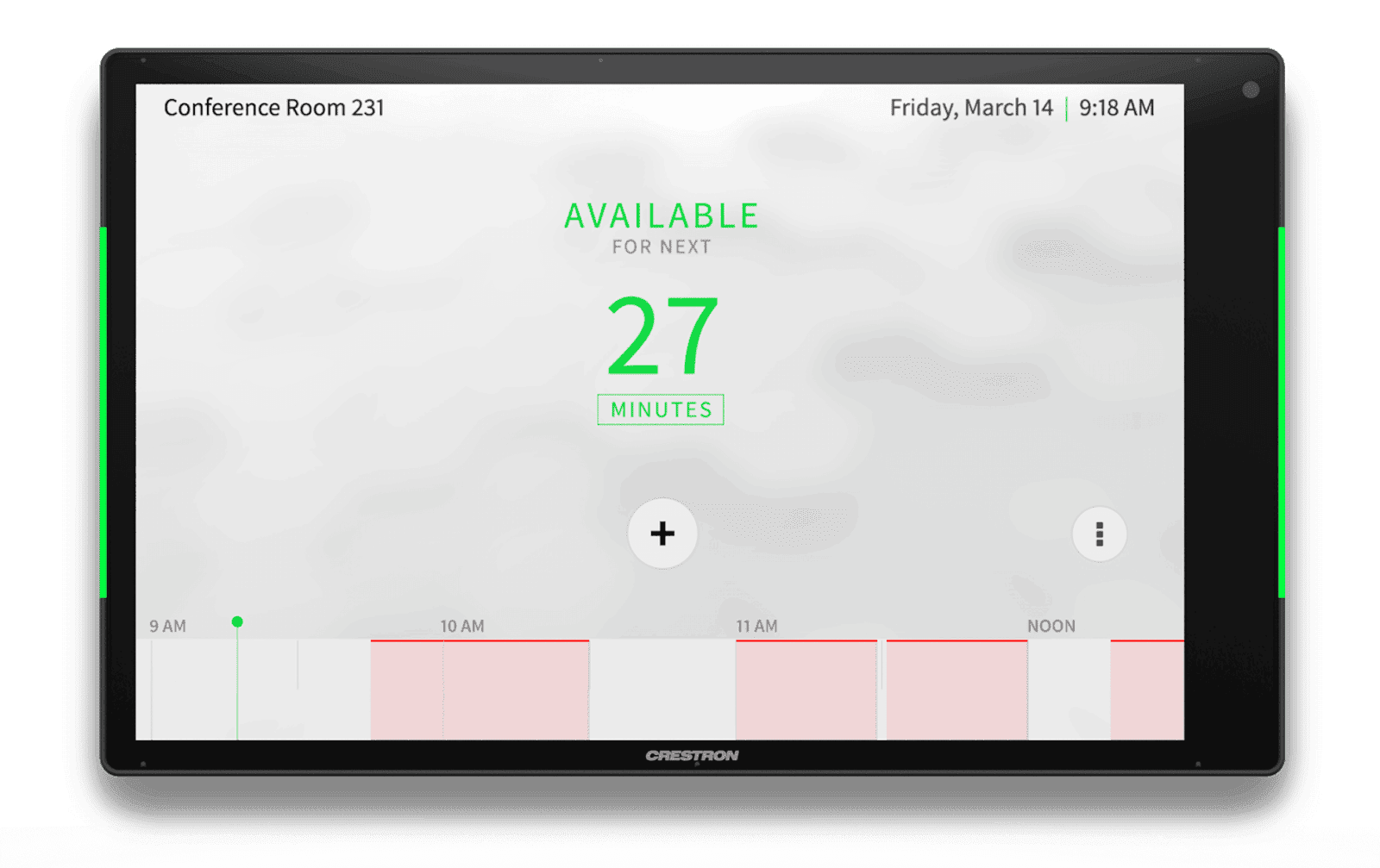 Smarter Room Control and Scheduling with Crestron 80 Series Touch Screens